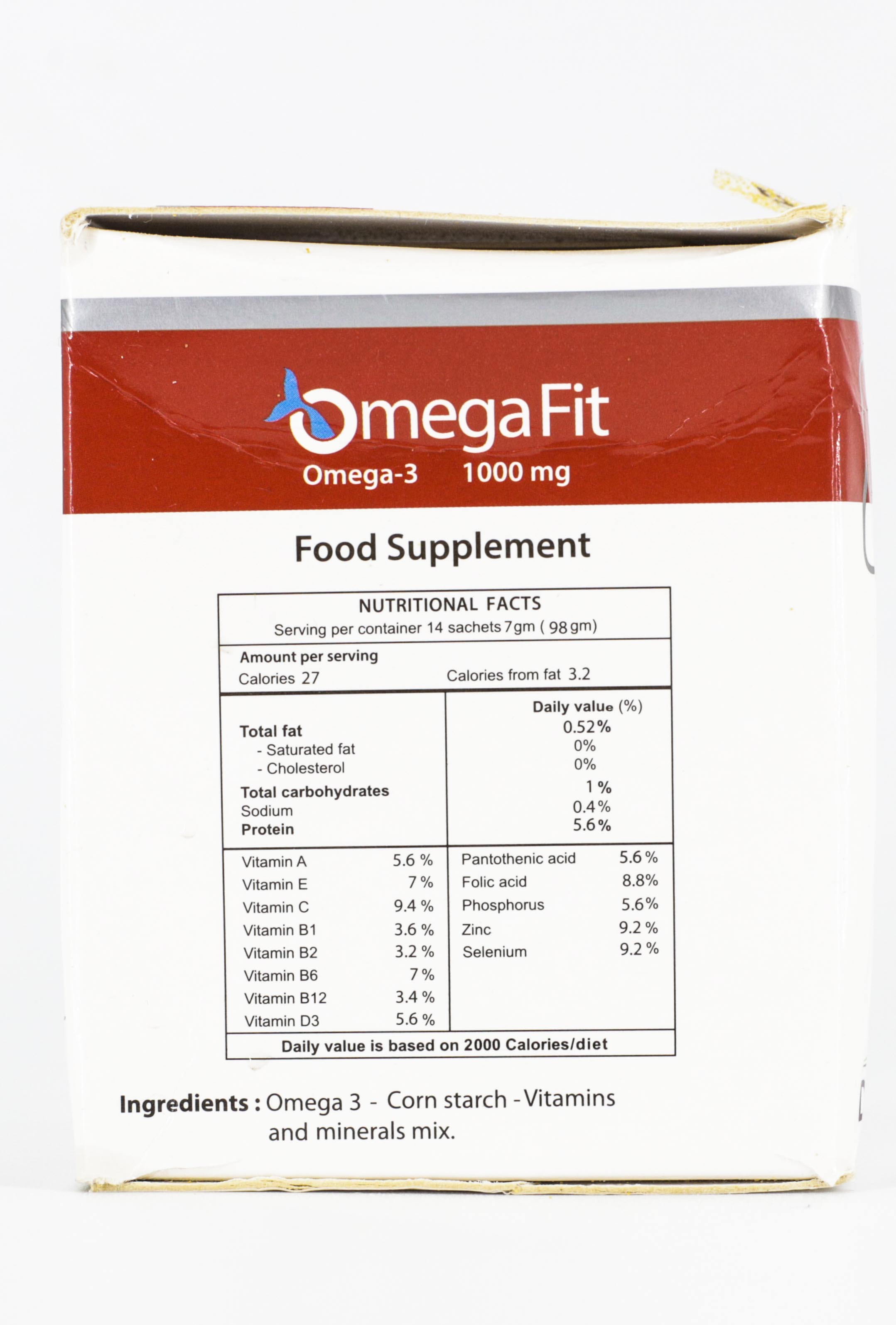 Dulex Lab Omega Fit 1000mg-14Sachets | Maxmuscle Elite
